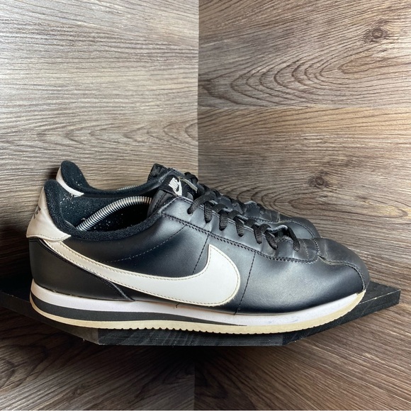 Nike | Shoes | Nike Cortez Black White Leather | Poshmark